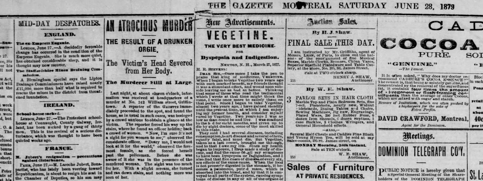 The Ghost of Mary Gallagher – WalkMontréal